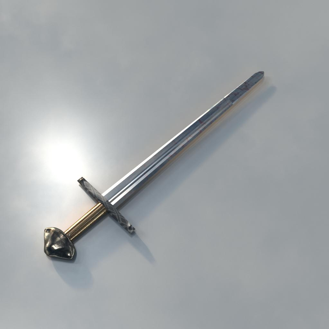 Fantasy Sword 3d Fbx