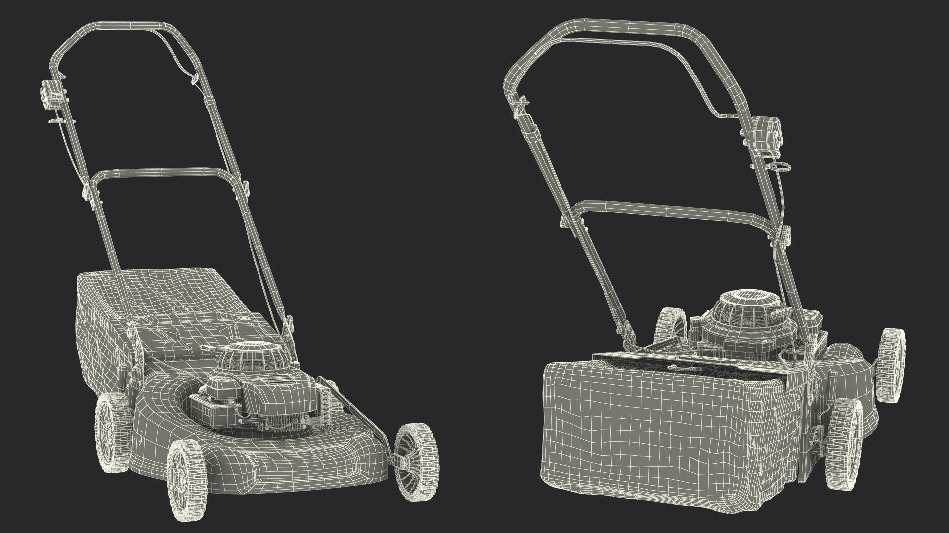 3D Model Gas Push Mower - TurboSquid 2117265