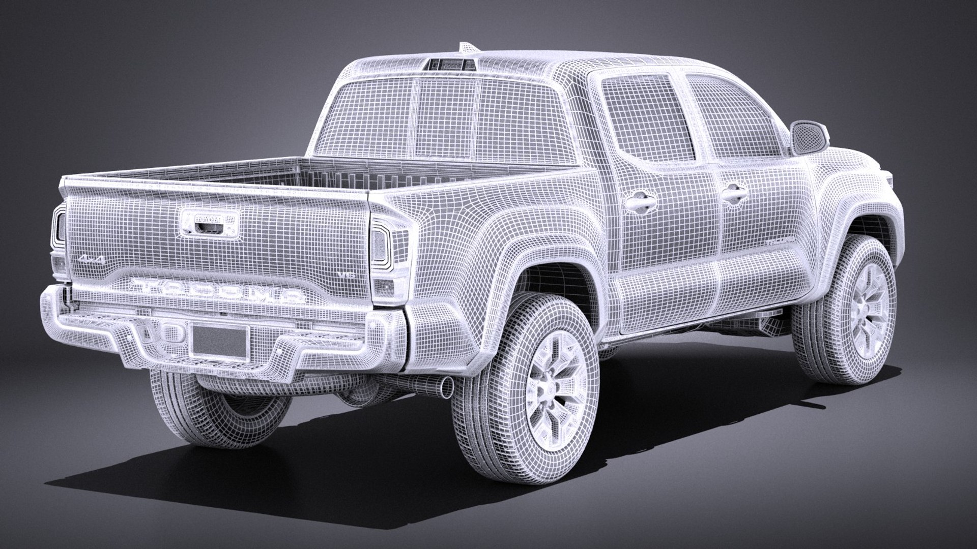 Toyota Cab Double 3D - TurboSquid 1256998