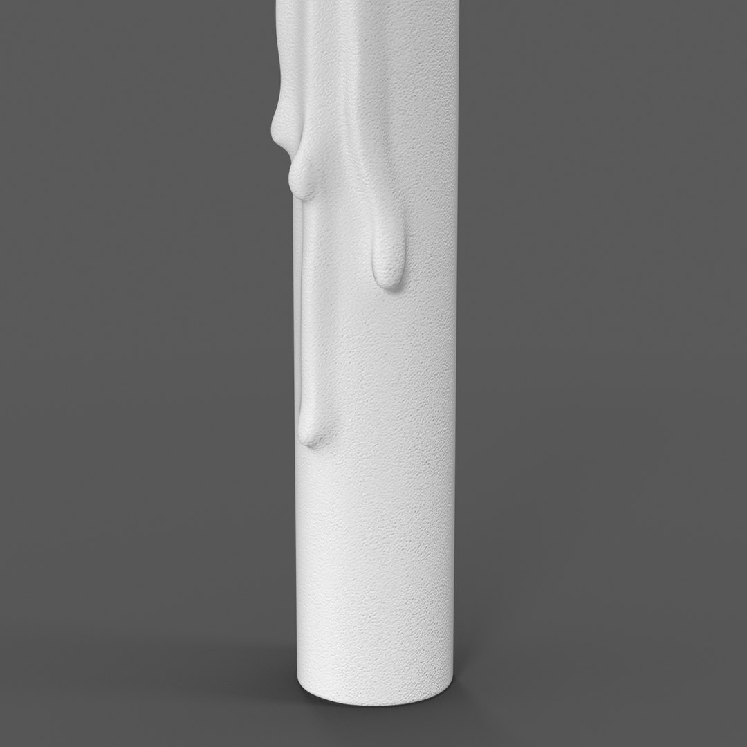Candle Modeled Realistic 3d C4d