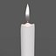 Candle Modeled Realistic 3d C4d