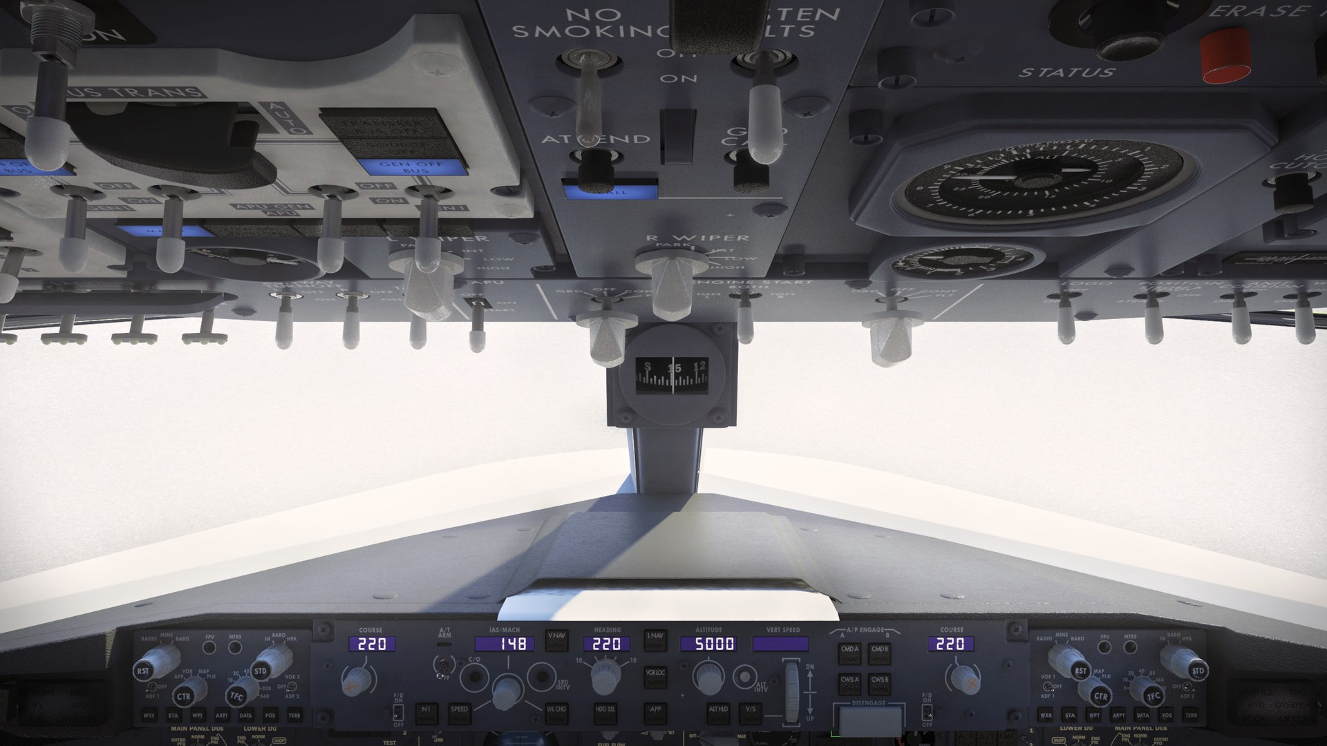 3D Boeing 737 Cockpit Model - TurboSquid 1188907