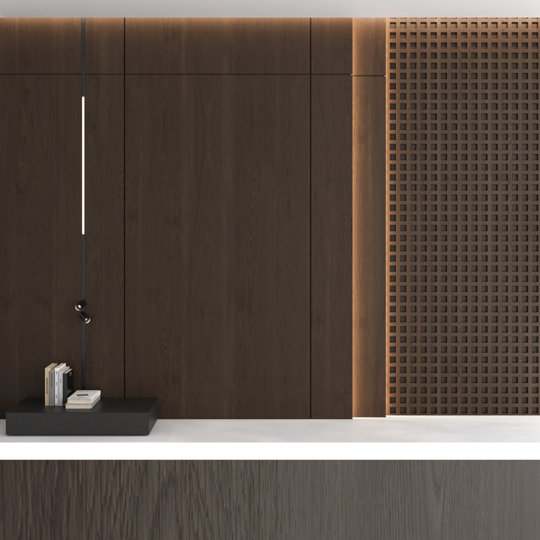 Decorative Wall Panel Set 83 3D - TurboSquid 1951164