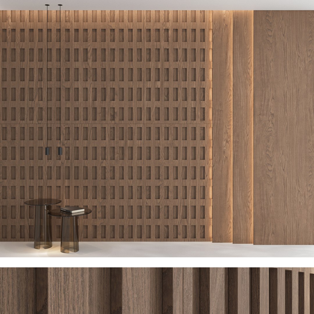 Decorative Wall Panel Set 83 3D - TurboSquid 1951164