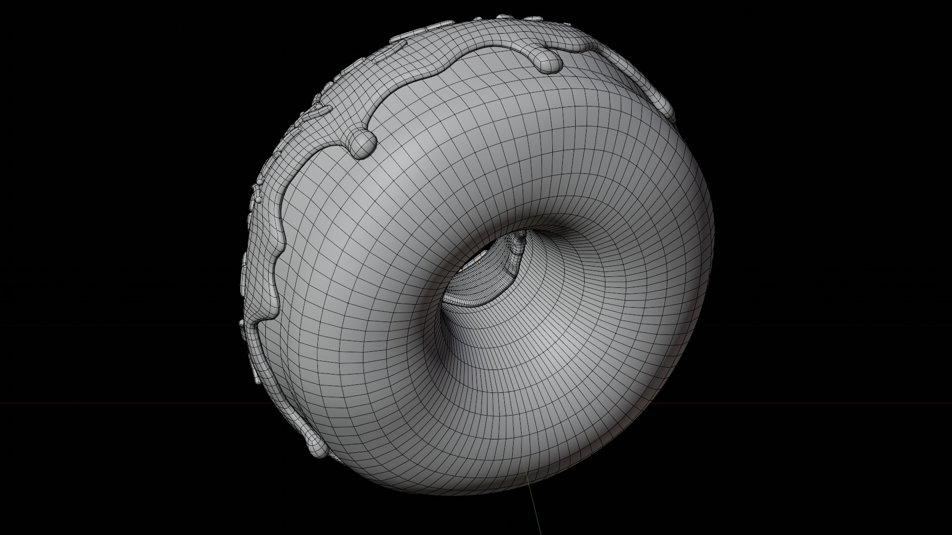 Choccolate Donut Model - TurboSquid 2044932