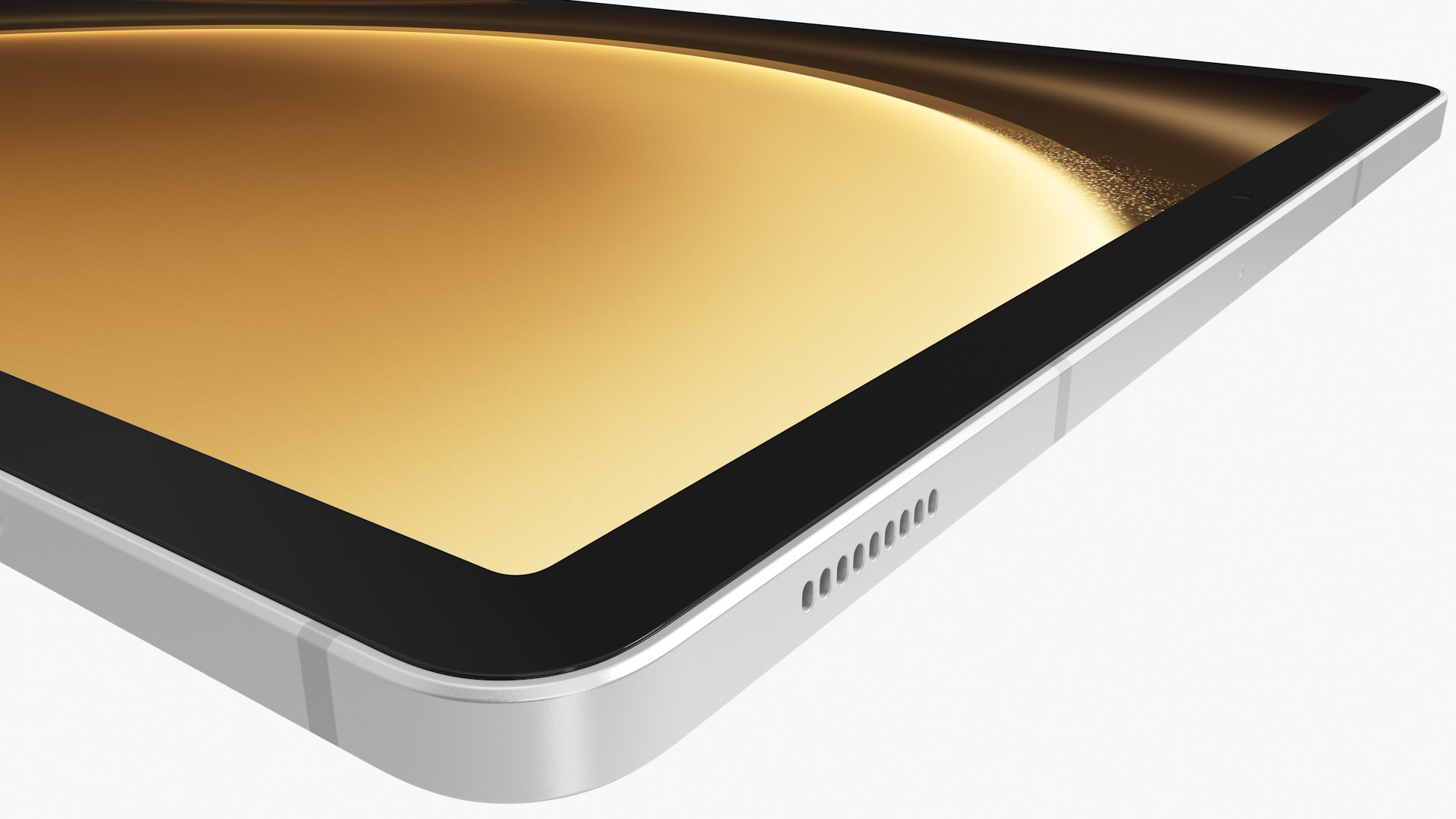 Samsung Galaxy Tab S9 FE Plus Silver 3D Model - TurboSquid 2147621