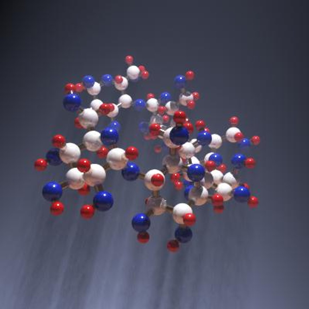 Molecule Amylose 3d Model