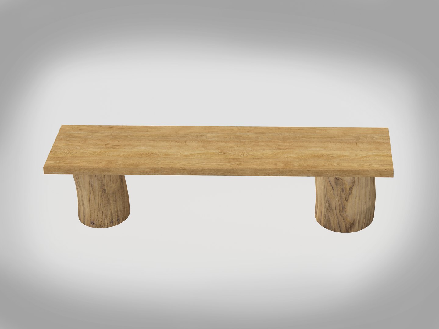 Rustic Log Bench 3D Model - TurboSquid 2277200