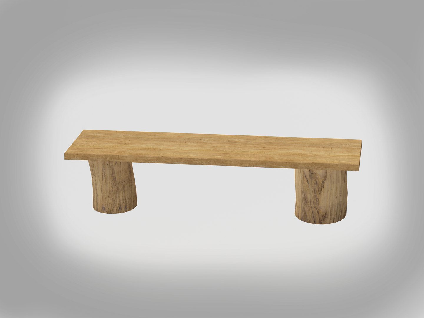 Rustic Log Bench 3D Model - TurboSquid 2277200