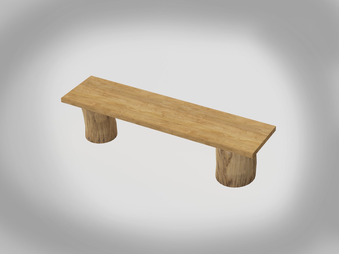 Rustic Log Bench 3D Model - TurboSquid 2277200