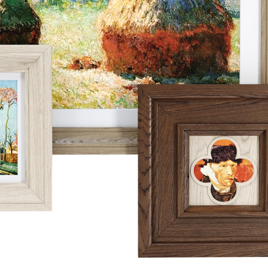 Wooden Picture Frames 3D Model - TurboSquid 1956907