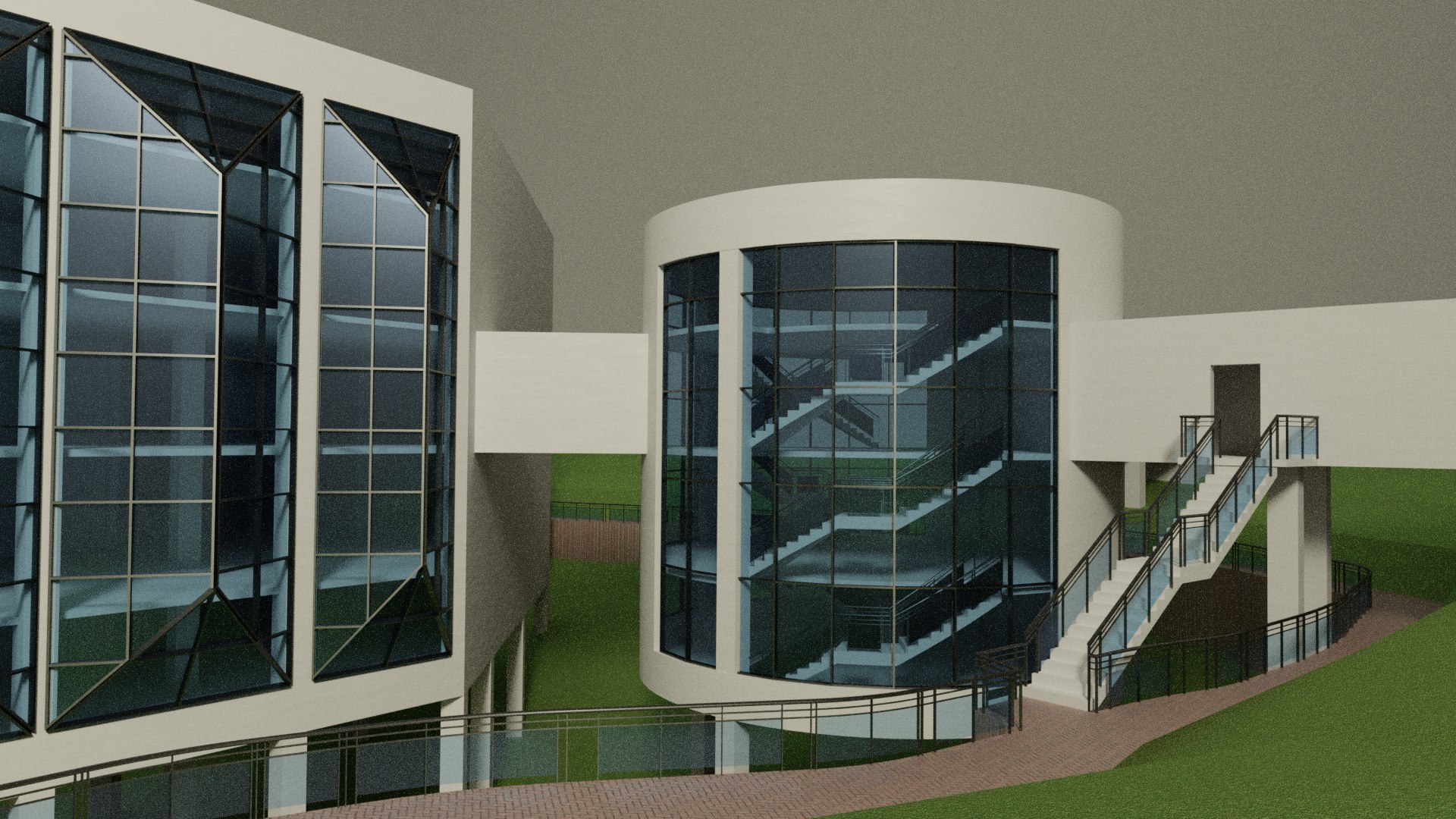 3D Science Center Building Model - TurboSquid 1156498