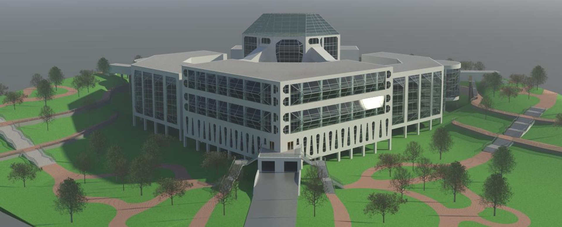 3D Science Center Building Model - TurboSquid 1156498