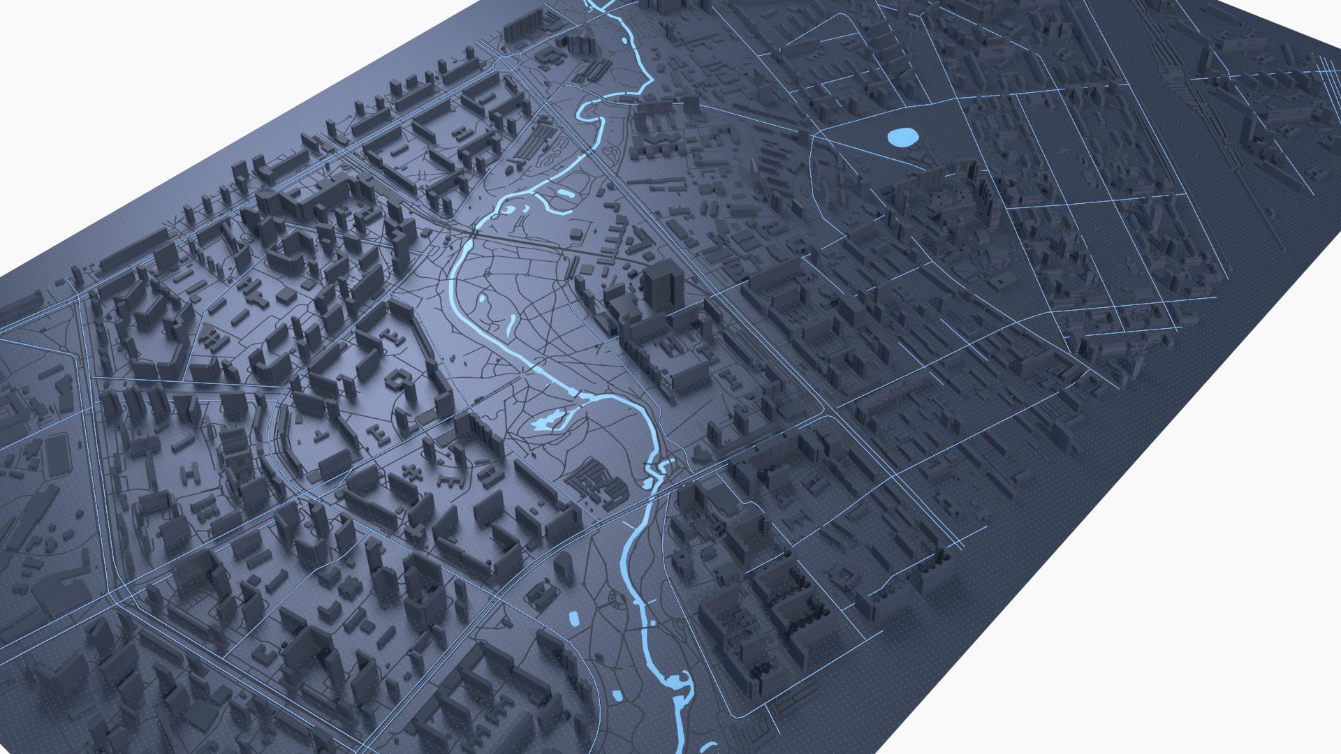 District Town 3D Model - TurboSquid 1685310