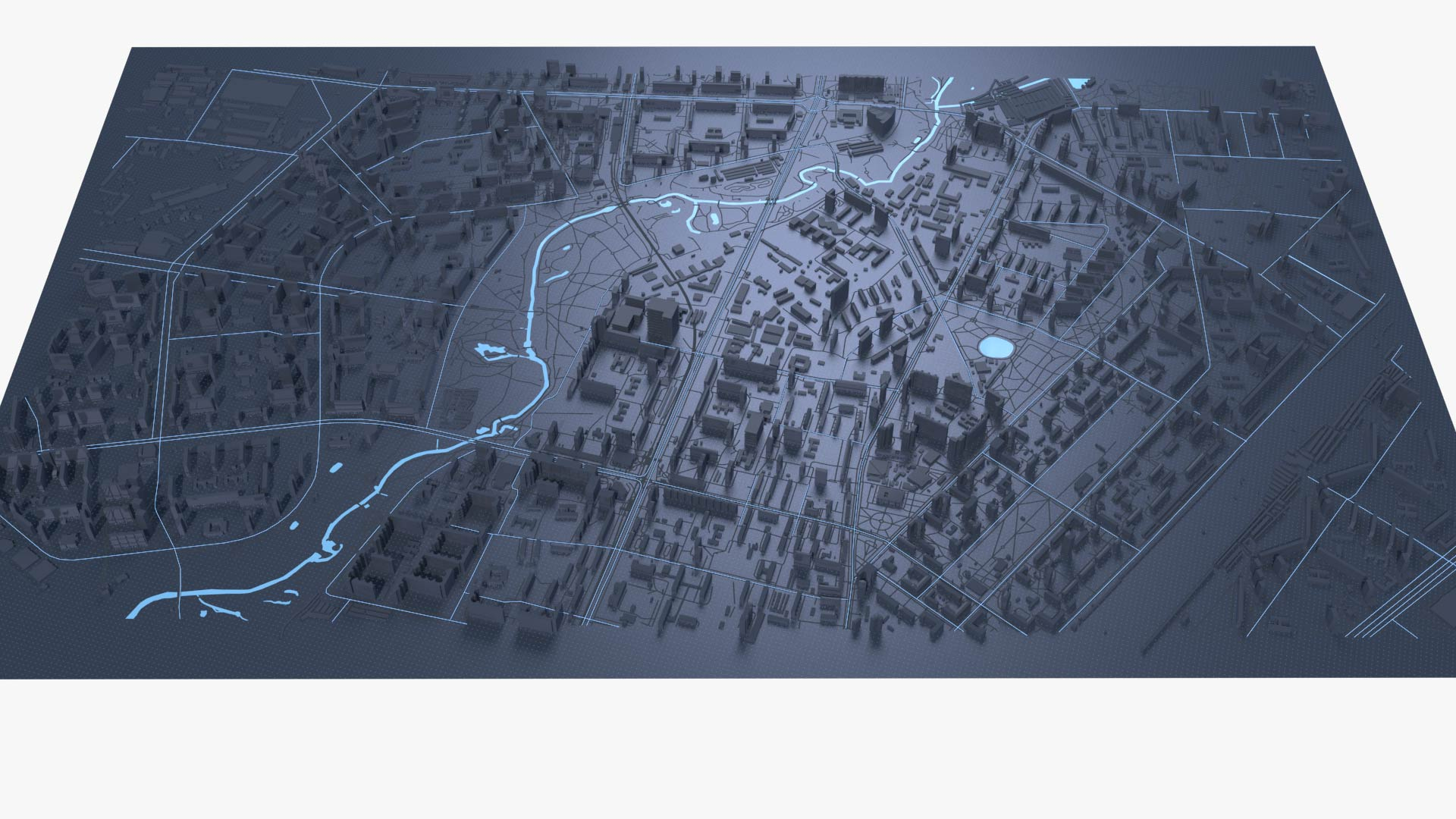 District Town 3D Model - TurboSquid 1685310