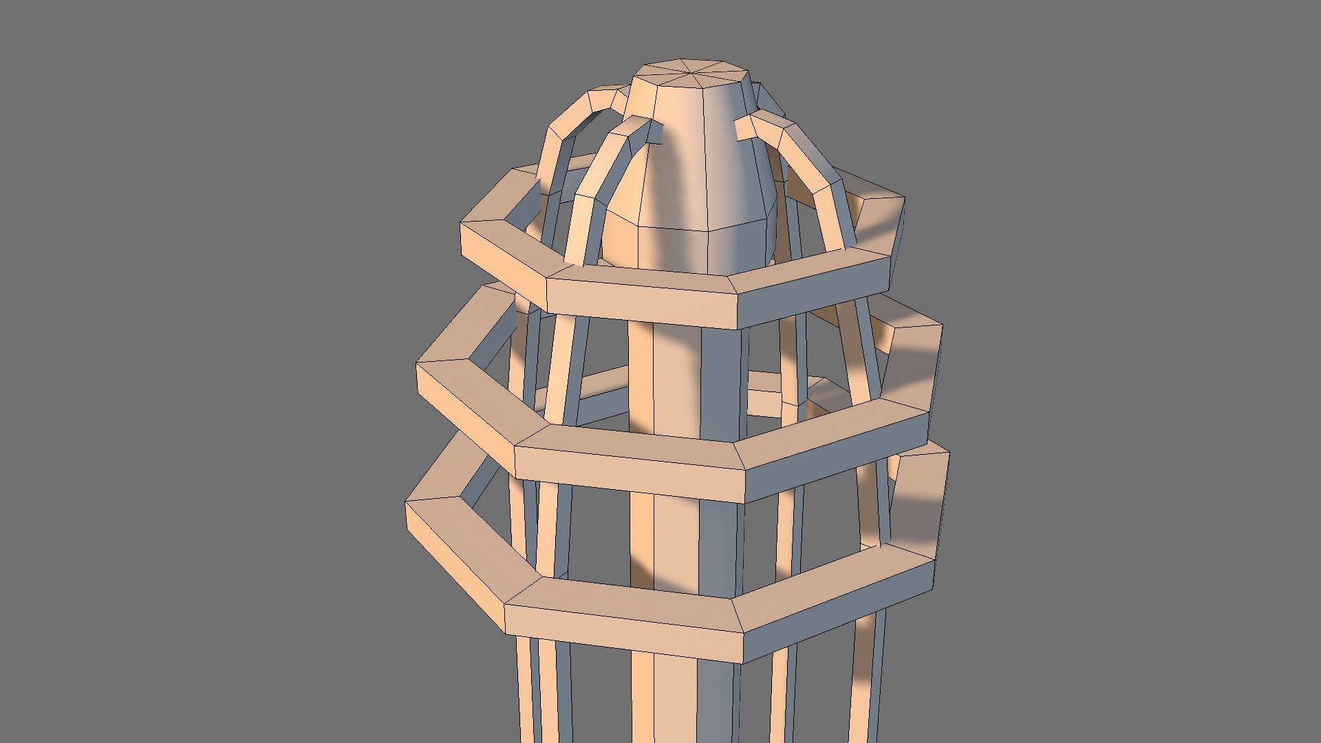 Tesla Coil Tower 3d Model