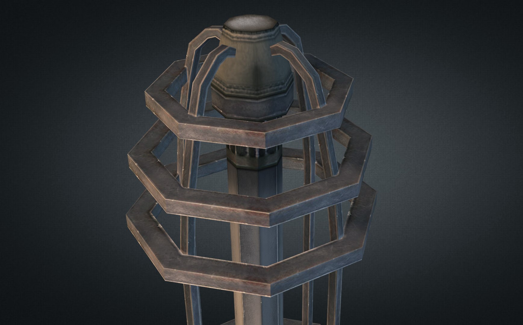 Tesla Coil Tower 3d Model