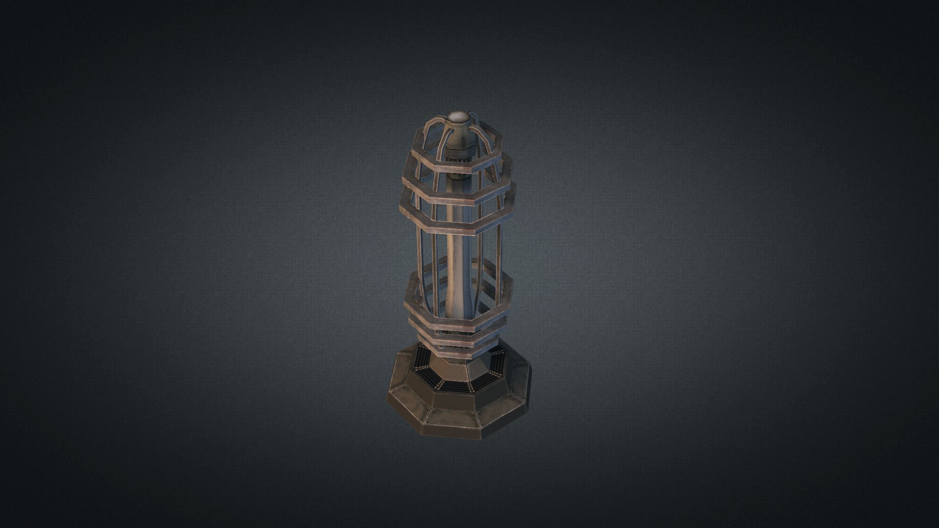 Tesla Coil Tower 3d Model