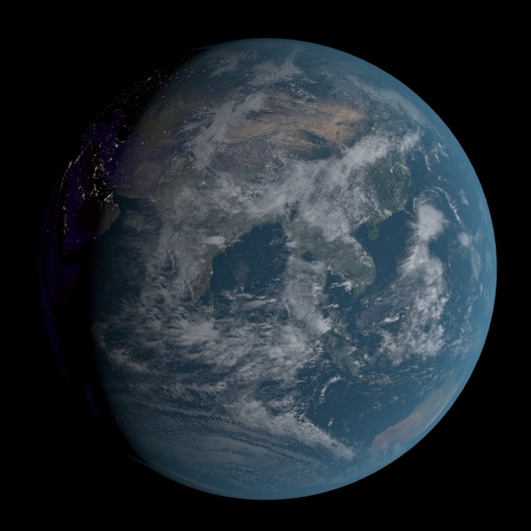 3d photorealistic earth model