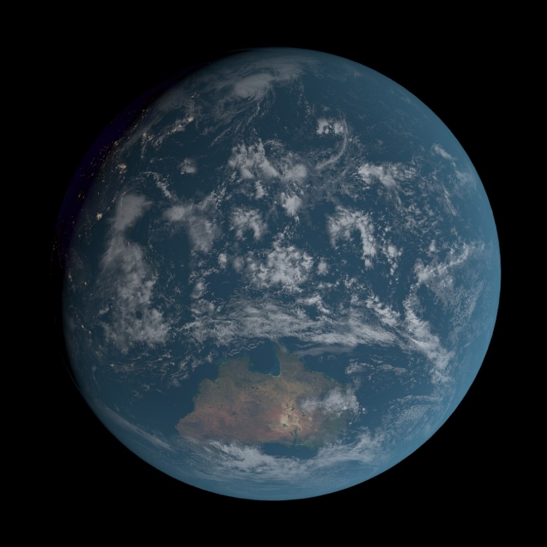 3d photorealistic earth model