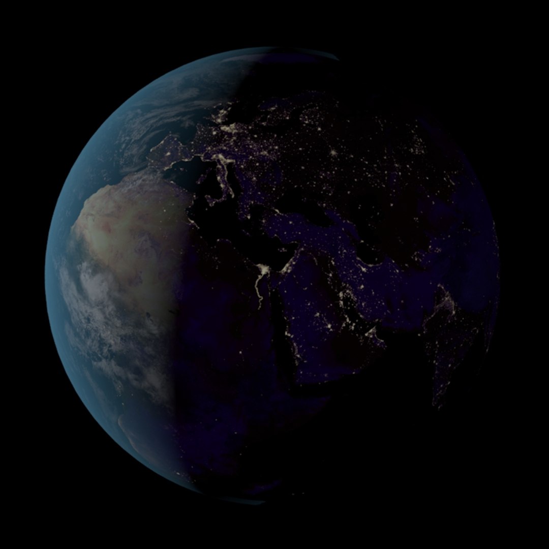 3d photorealistic earth model