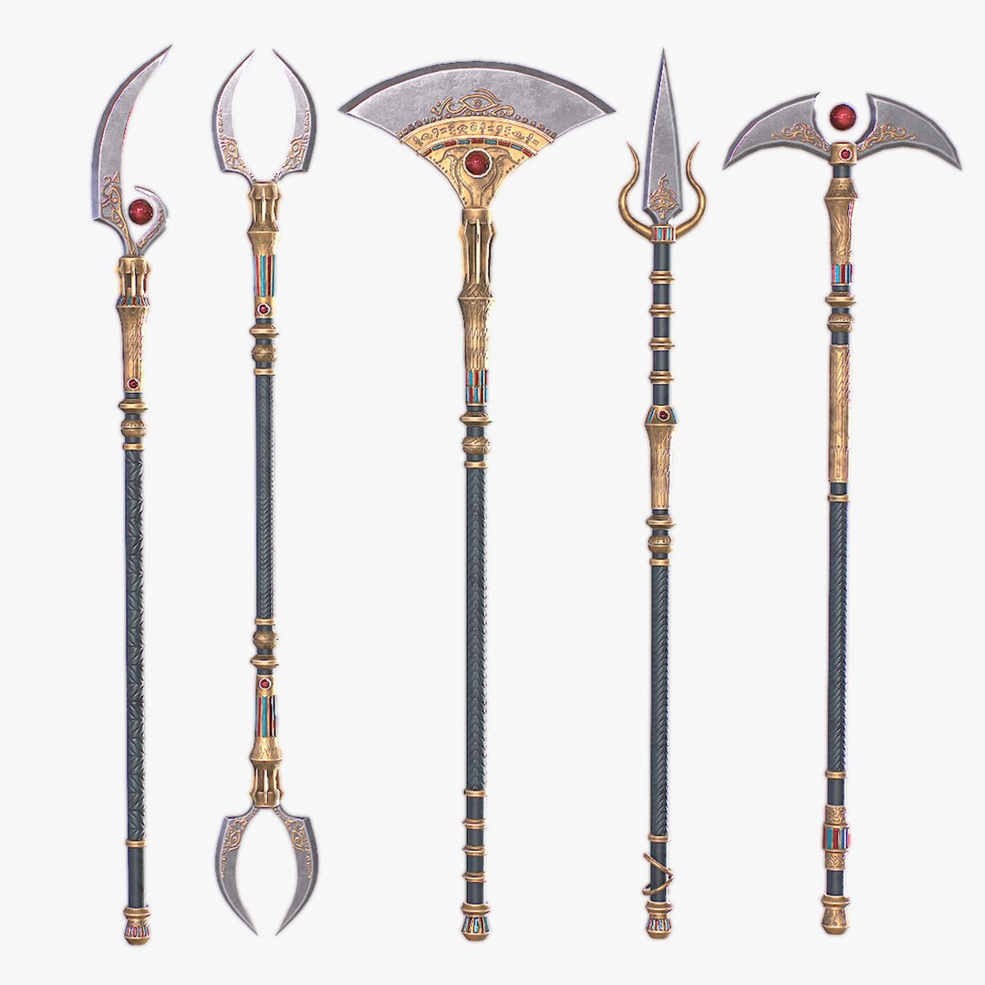 Anubis Weapon Collection 3D Model - TurboSquid 2413606