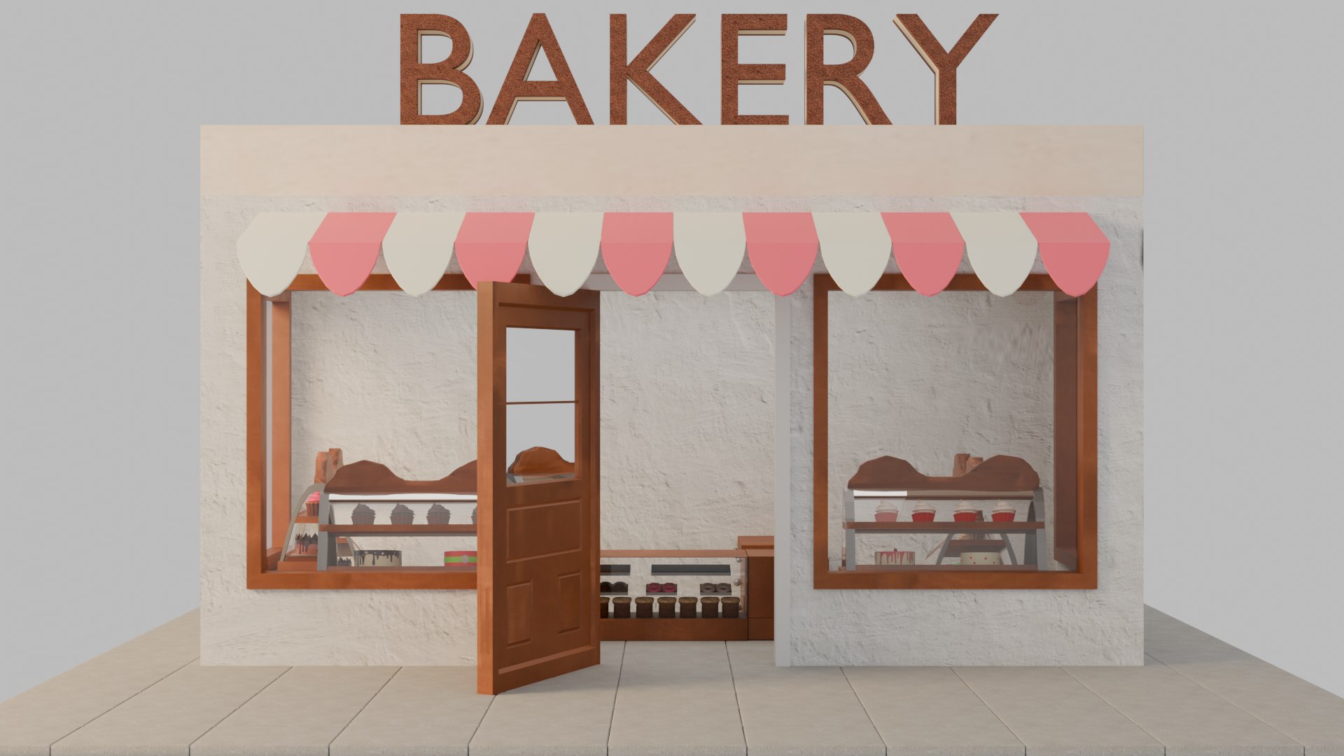 Bakery 3D Model - TurboSquid 2288202