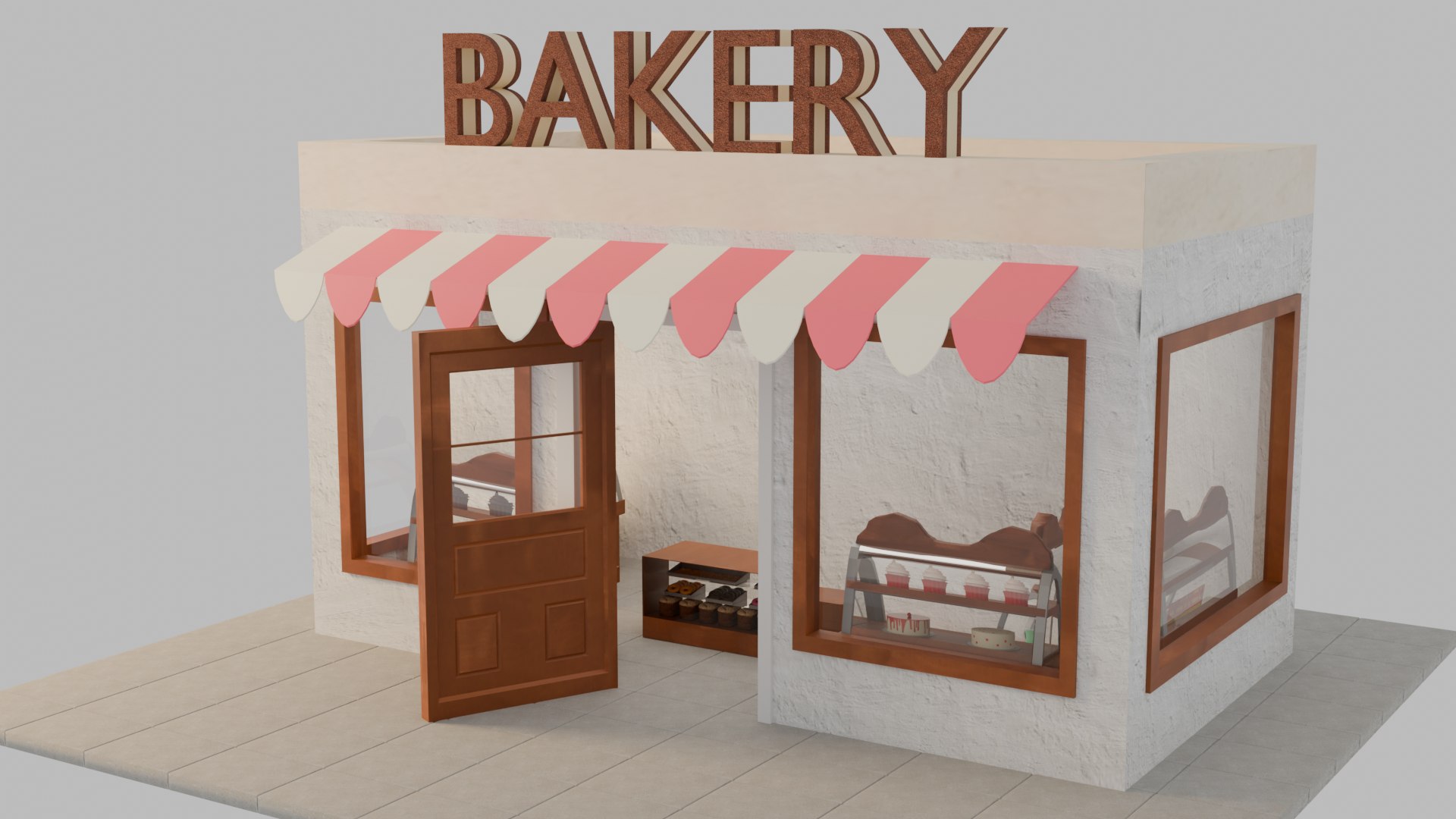 Bakery 3D Model - TurboSquid 2288202