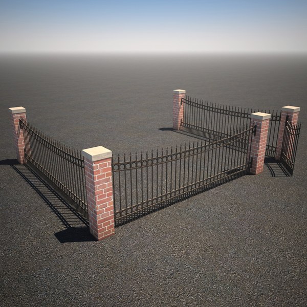 3d fence pack model