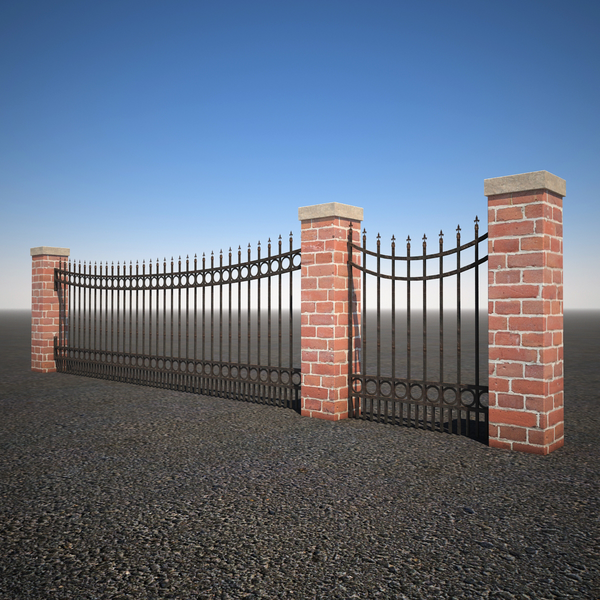 3d fence pack model