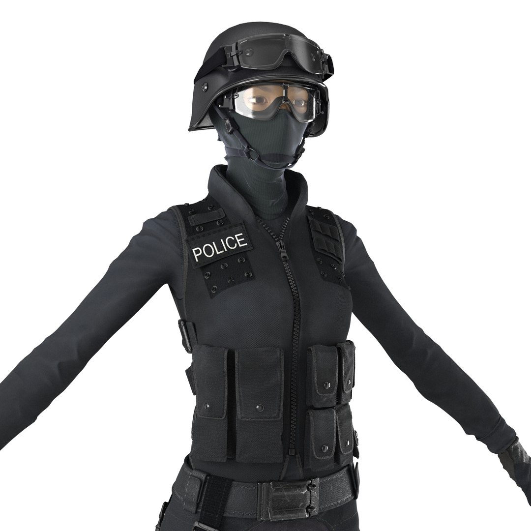 swat woman asian rigged max