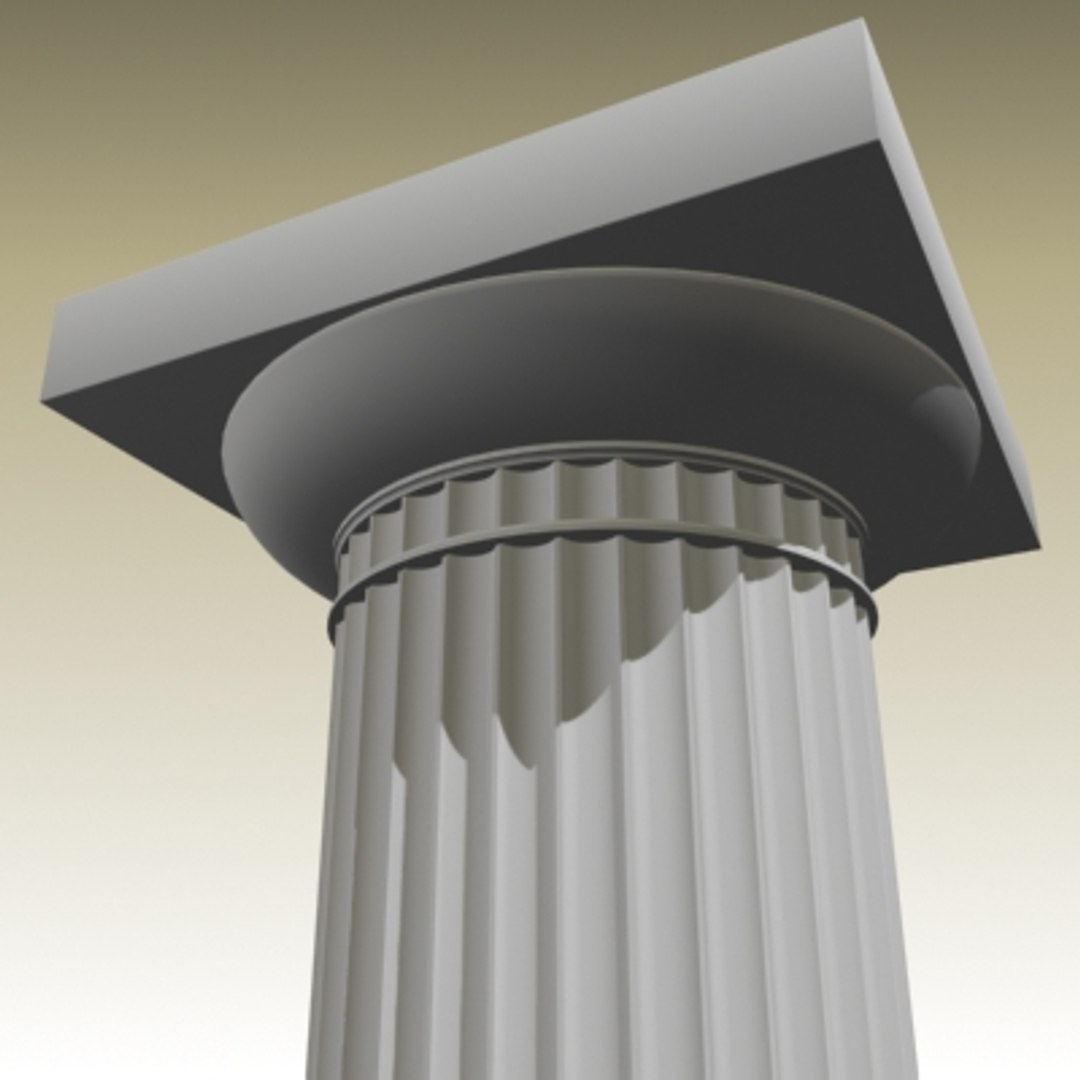 Doric Column 3d Model