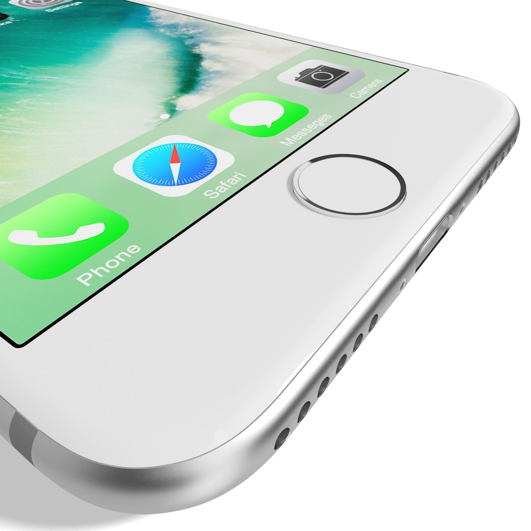 3d Model Realistic Apple Iphone 7
