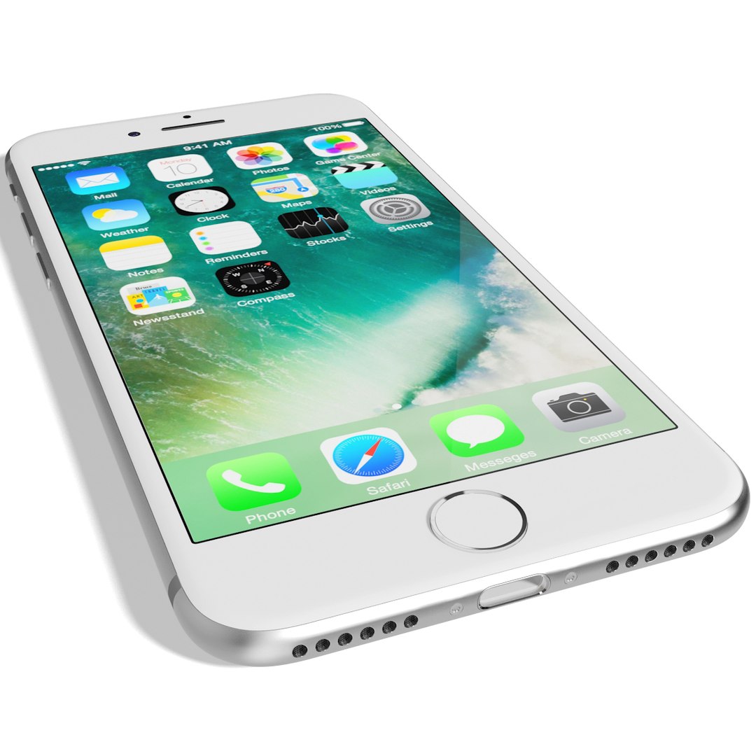 3d Model Realistic Apple Iphone 7