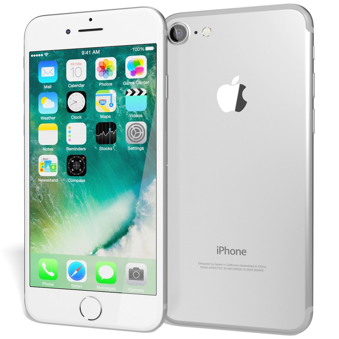 3d Model Realistic Apple Iphone 7