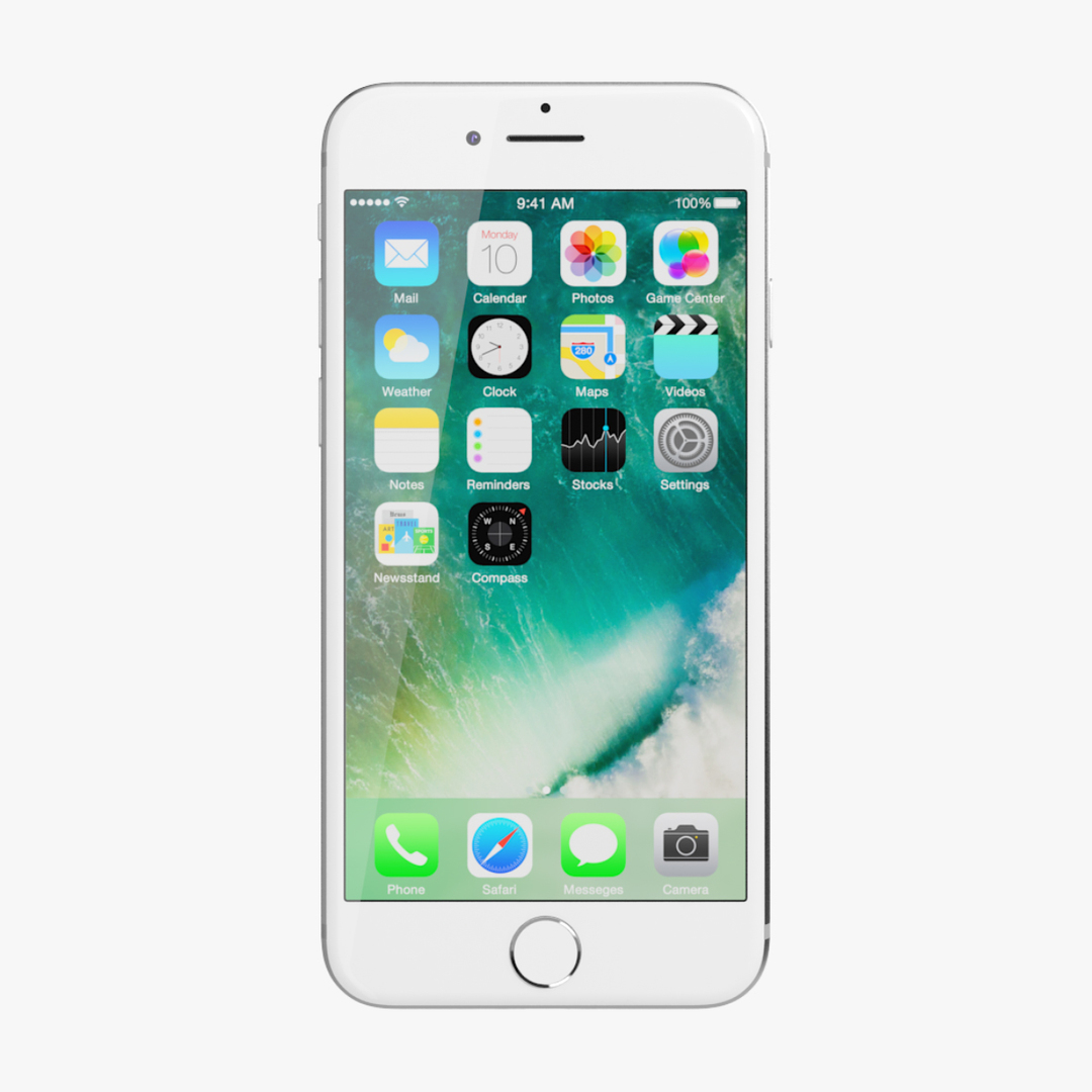 3d Model Realistic Apple Iphone 7