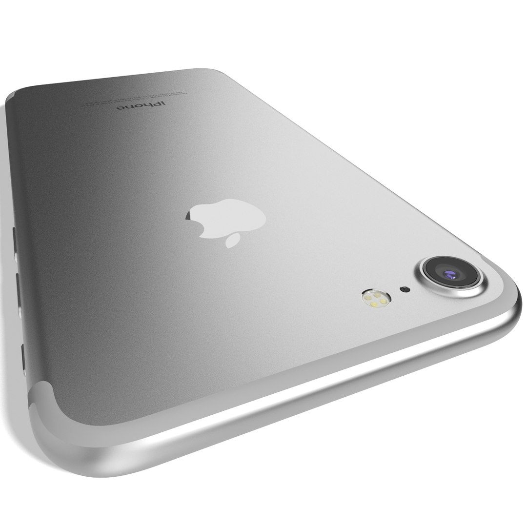 3d Model Realistic Apple Iphone 7