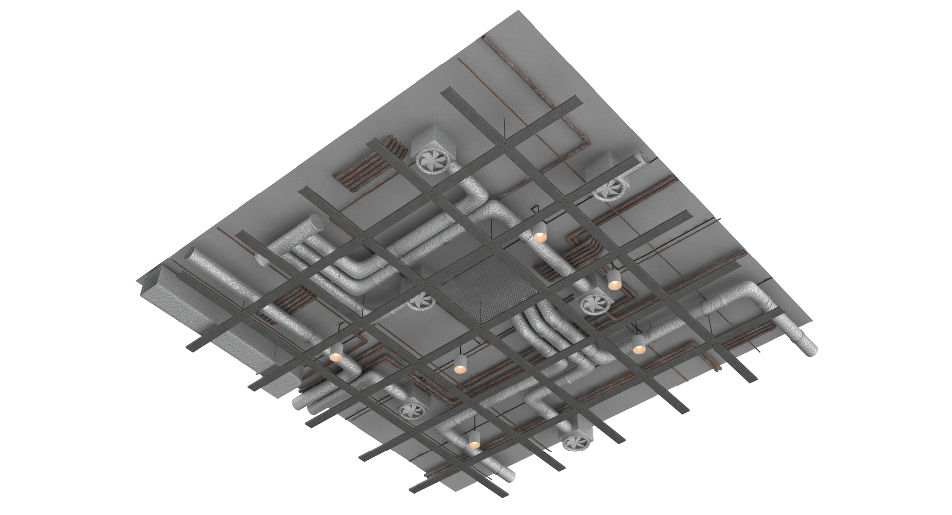 Set Ventilation Model - TurboSquid 1282504