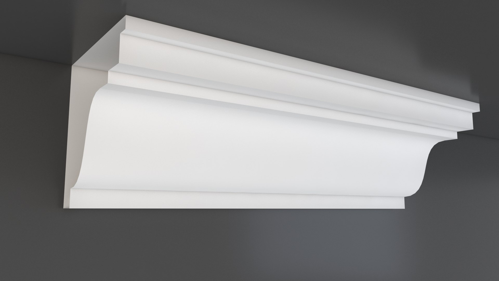 Cornice 150 Straight 3D Model - TurboSquid 2027383