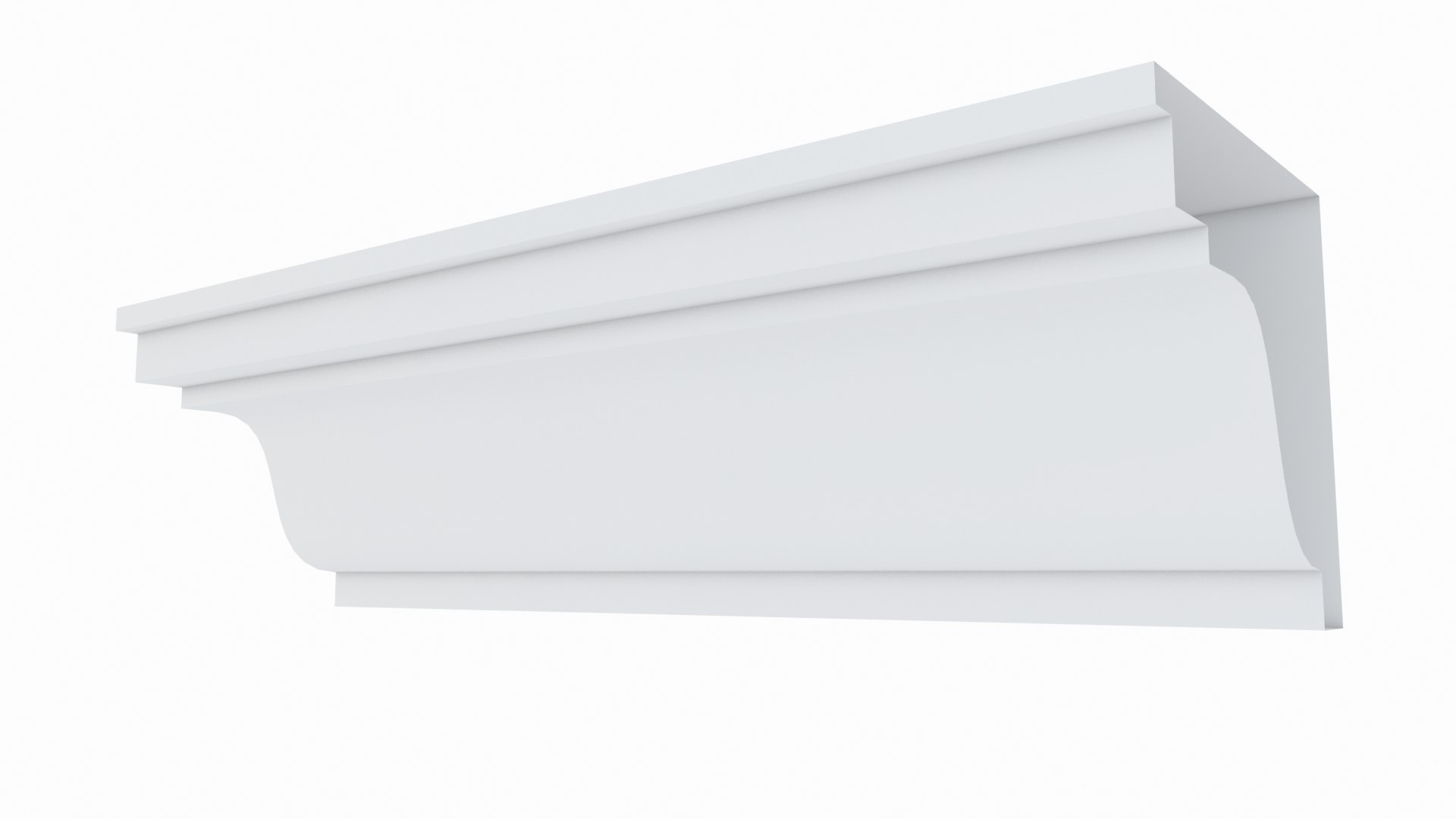 Cornice 150 Straight 3D Model - TurboSquid 2027383
