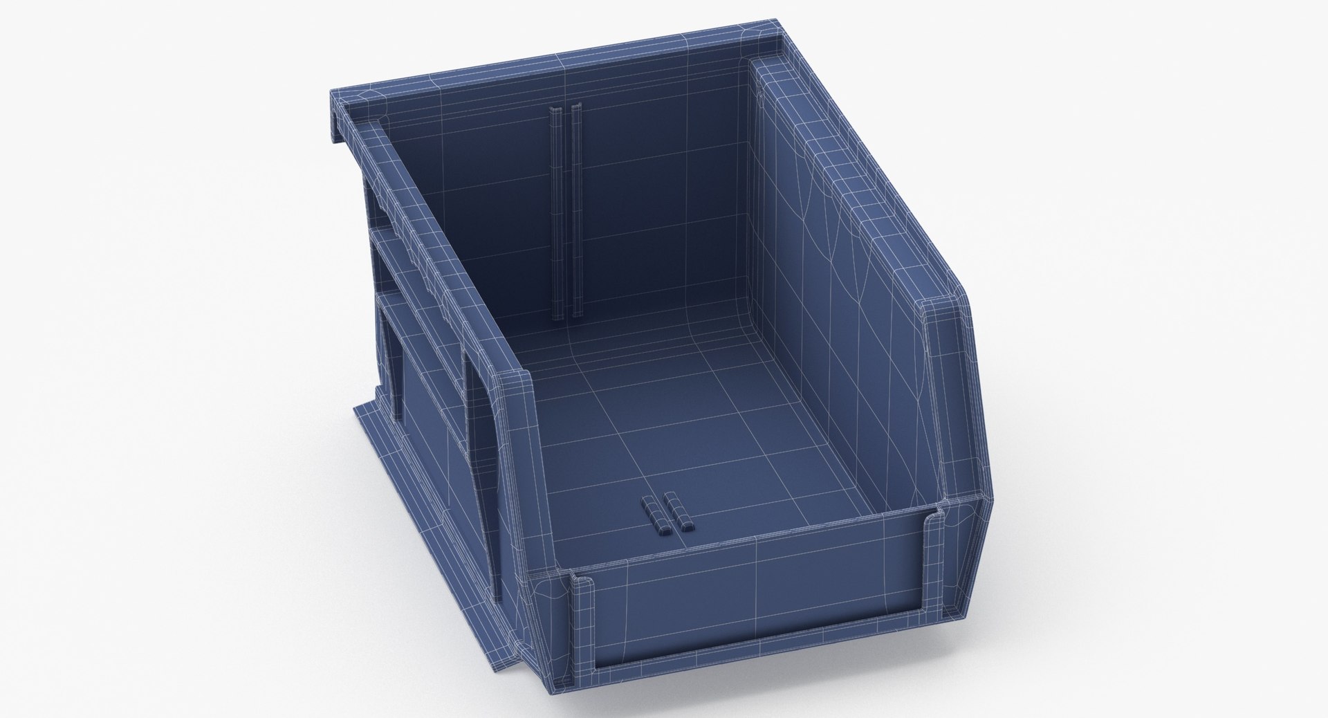 Plastic Storage Bin Clean 3D Model - TurboSquid 1877836
