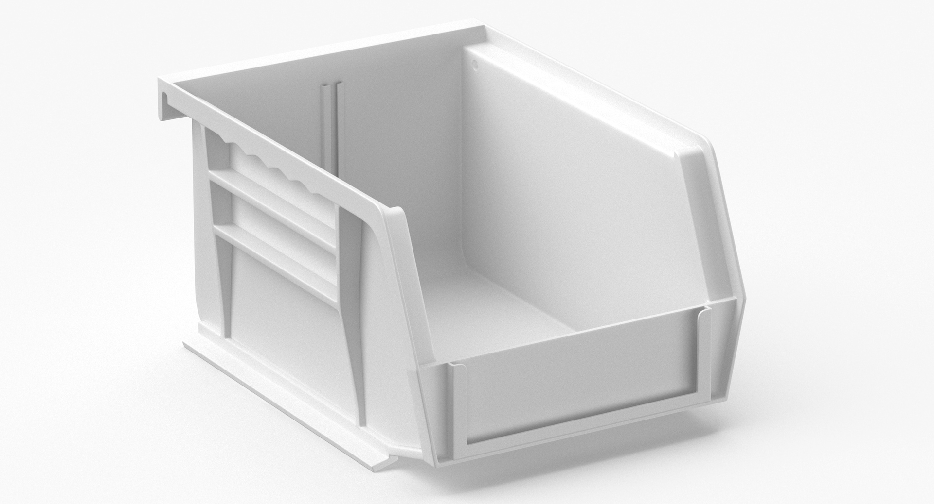 Plastic Storage Bin Clean 3D Model - TurboSquid 1877836
