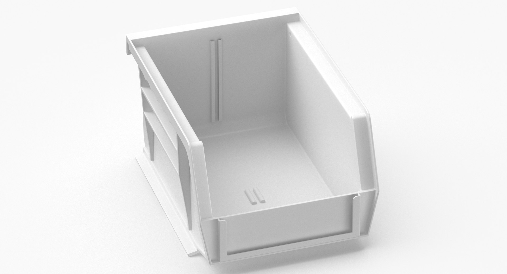 Plastic Storage Bin Clean 3D model - TurboSquid 1877836