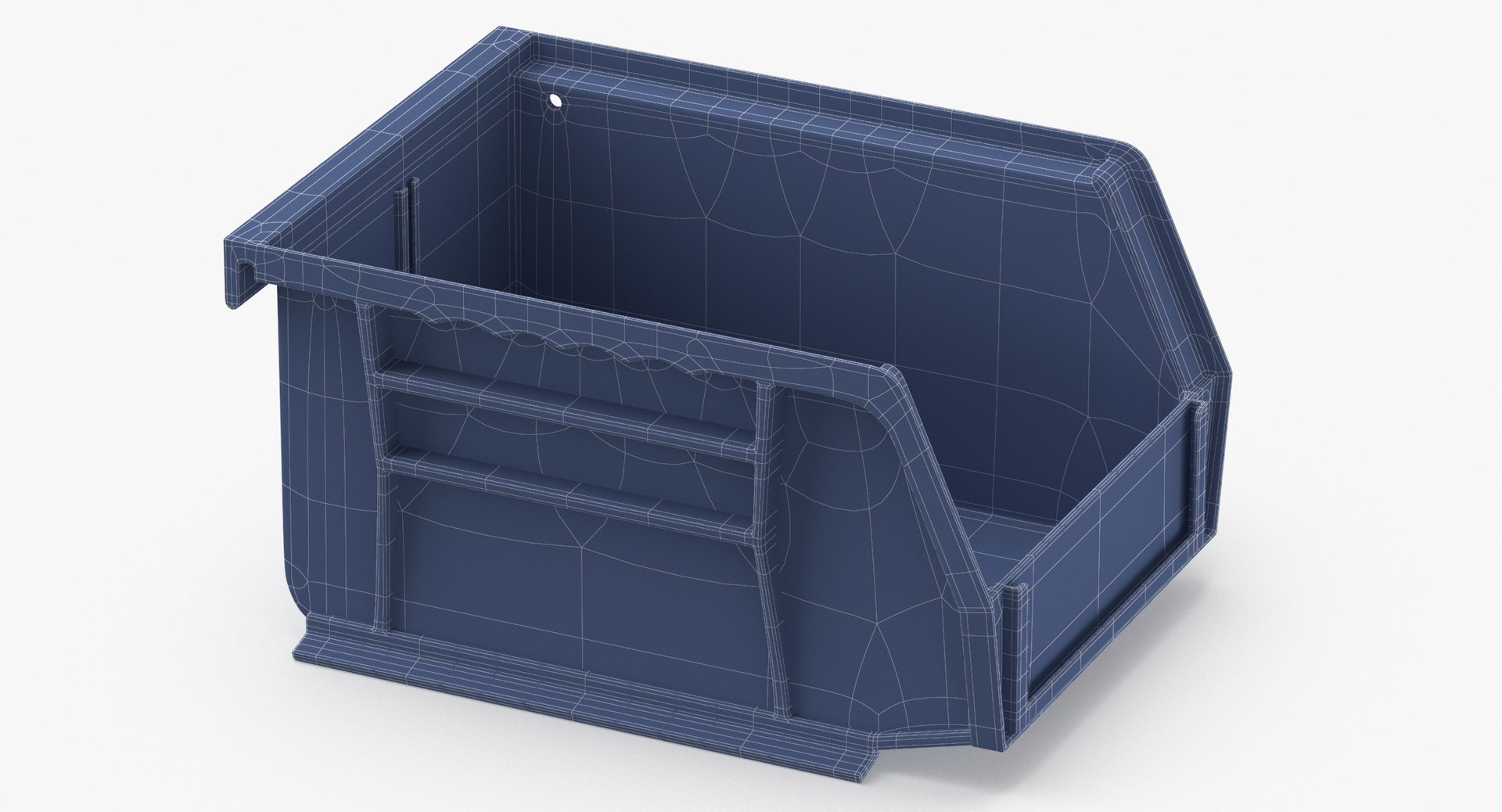 Plastic Storage Bin Clean 3D Model - TurboSquid 1877836