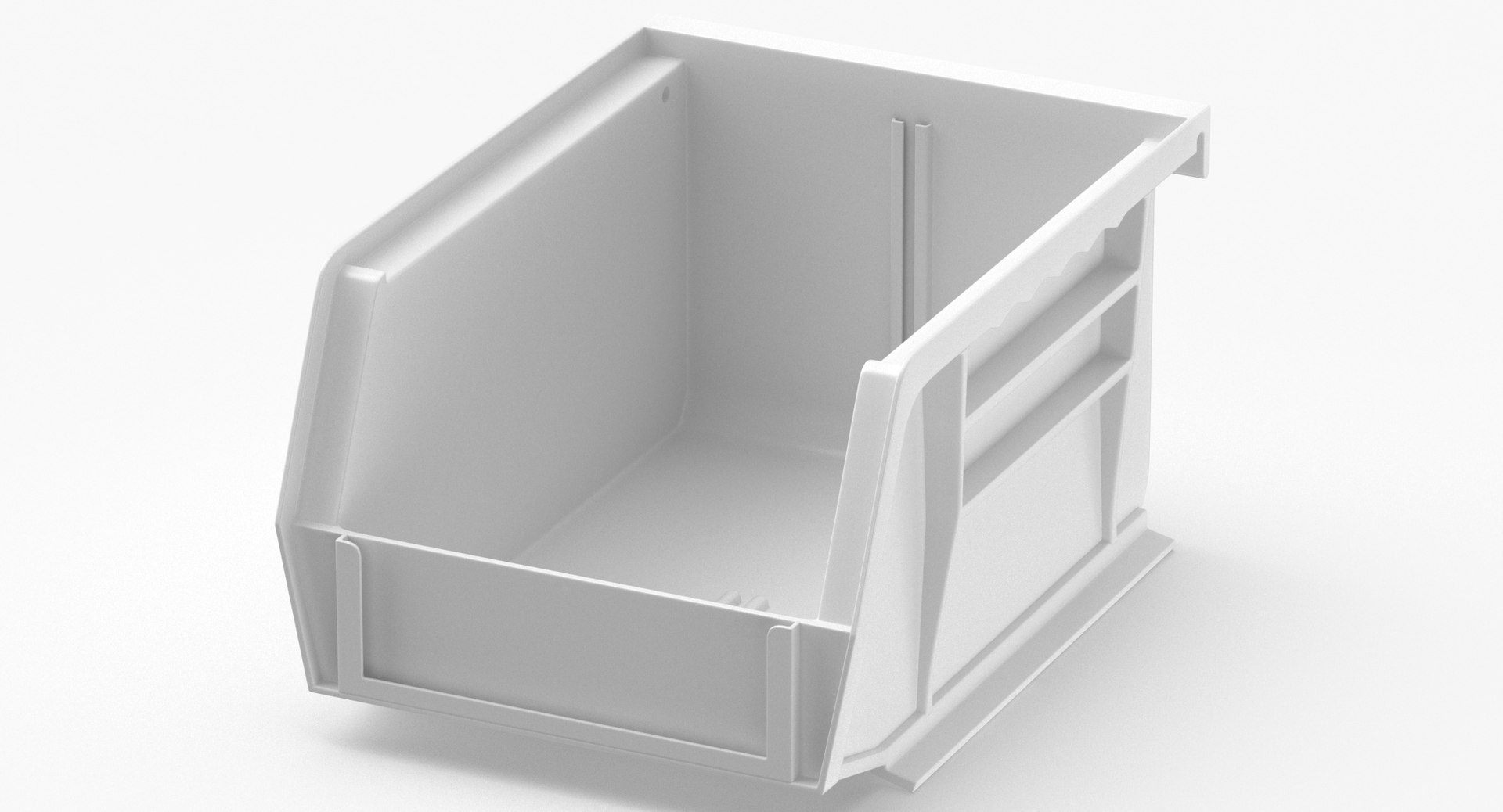 Plastic Storage Bin Clean 3D Model - TurboSquid 1877836