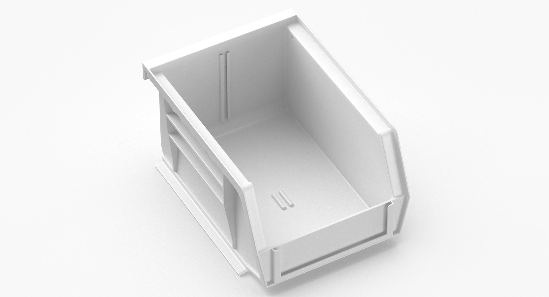 Plastic Storage Bin Clean 3D Model - TurboSquid 1877836