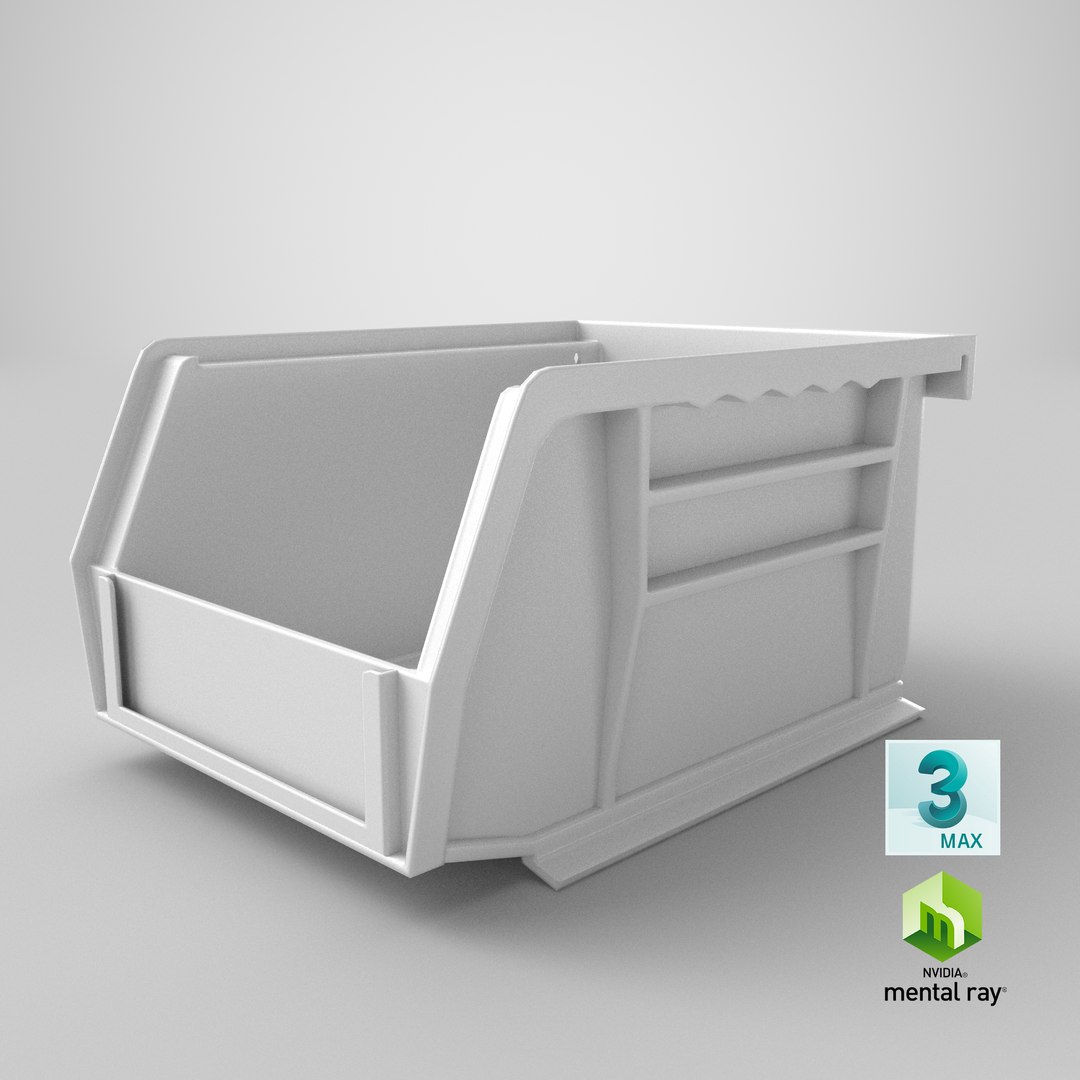 Plastic Storage Bin Clean 3D model - TurboSquid 1877836