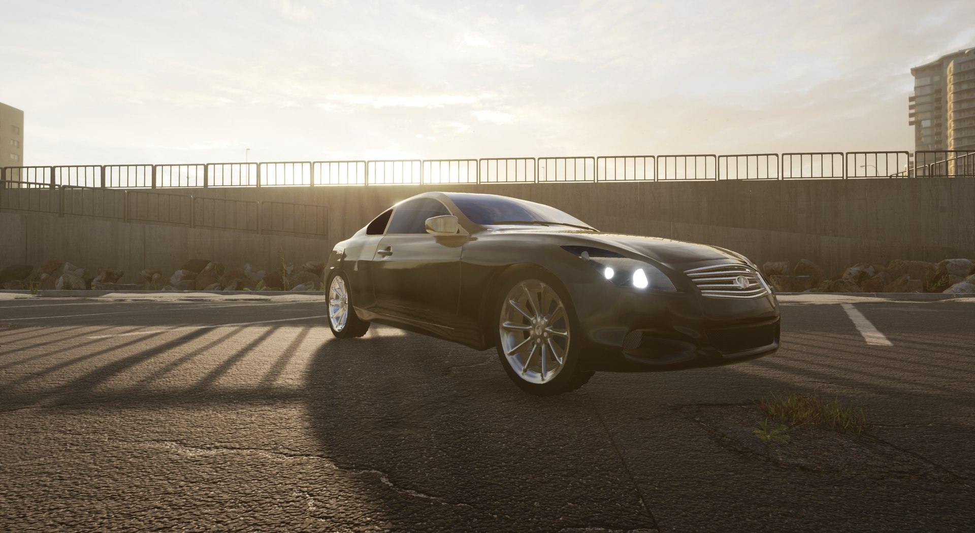 3D Infiniti G37S Coupe - TurboSquid 1768354