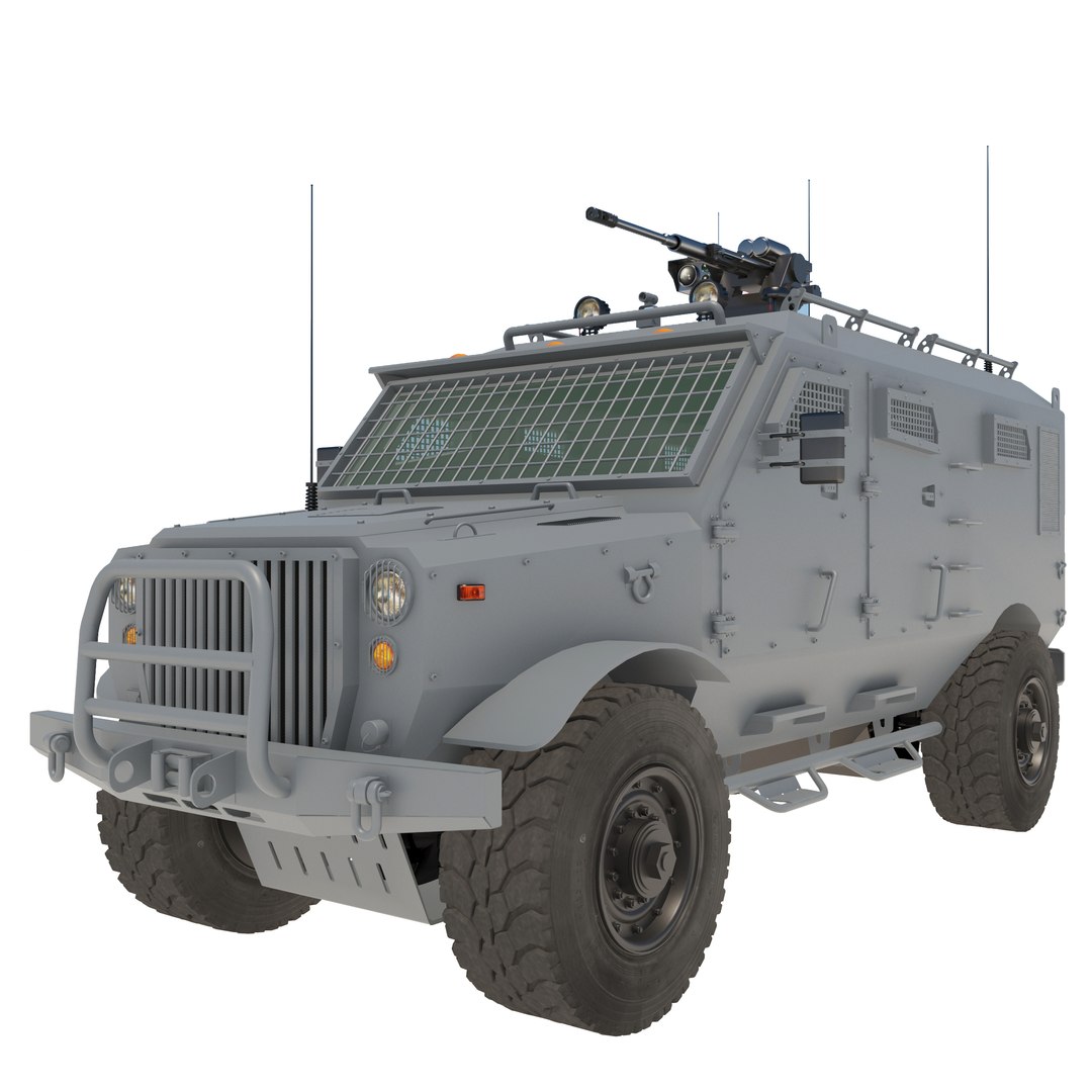 3D Armored Military Vehicle V7 Model - TurboSquid 1613484