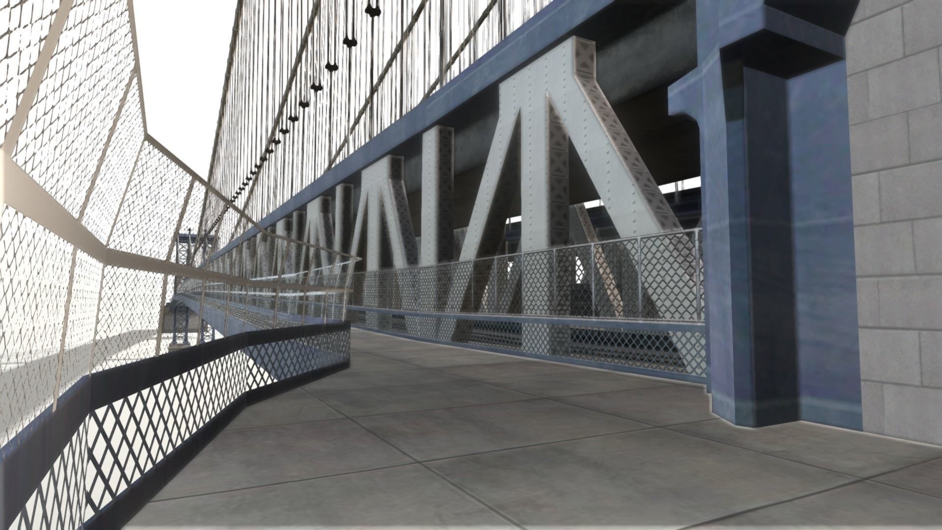 3D Manhattan Bridge - TurboSquid 2243361